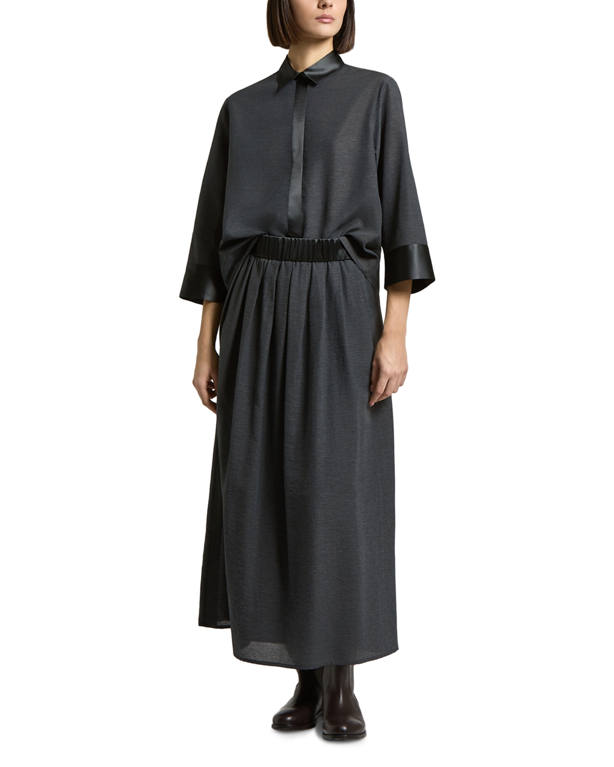 PESERICO Peserico Lyocell Organza Shirt with Semi Gloss Finish